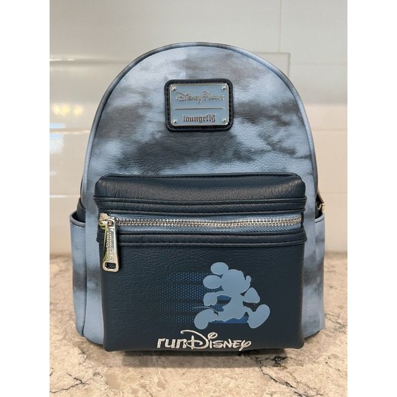Loungefly | Bags | 223 Disney Parks Rundisney Blue Tie Dye Loungefly ...